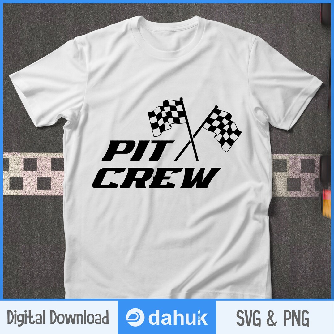 Pit Crew SVG, Race Flag Svg, Pit Crew SVG, Pit Crew Party Shirt SVG ...
