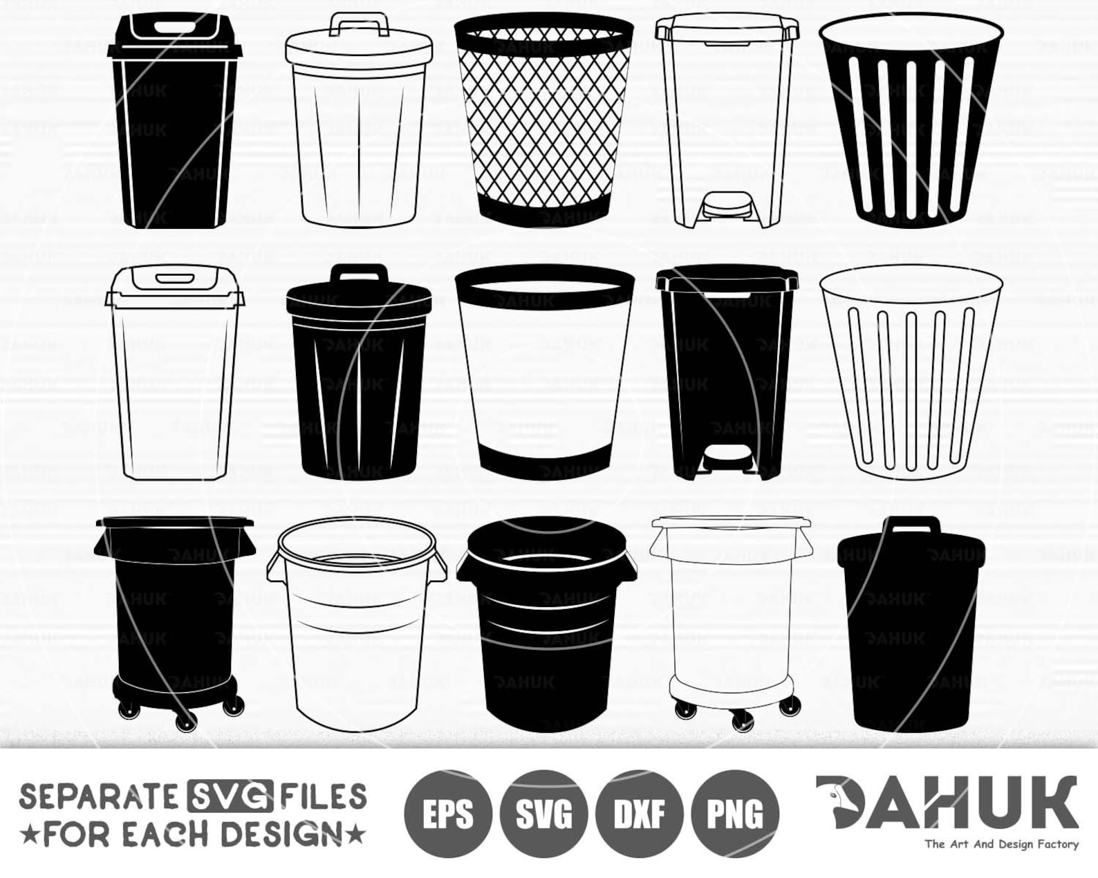 Trash Bin svg Rubbish bin svg Trash Can svg Trash Sign | Etsy