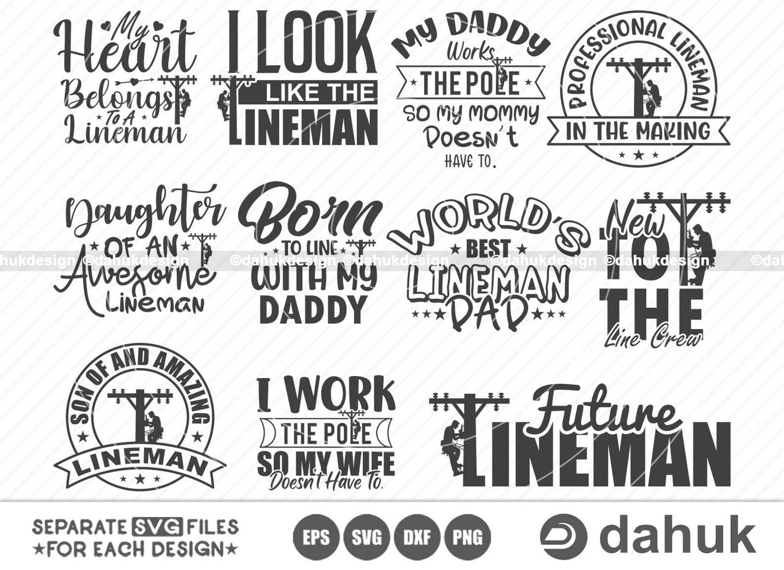Lineman SVG Bundle Lineman Quotes SVG Lineman Life Lineman - Etsy