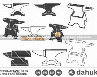 Anvil Svg Vector Blacksmith Vinyl Cut File Metal Work Svg - Etsy