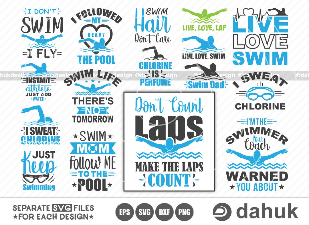 Swimmer SVG, Swimming SVG, Cut Files for Your Crafting Work - Etsy
