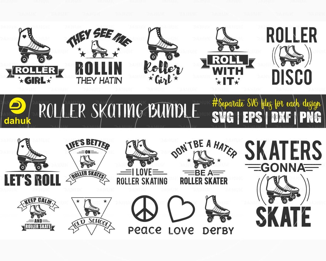 Roller Skate SVG, Roller Skates Svg, SVG Cutting Files for All of Your ...