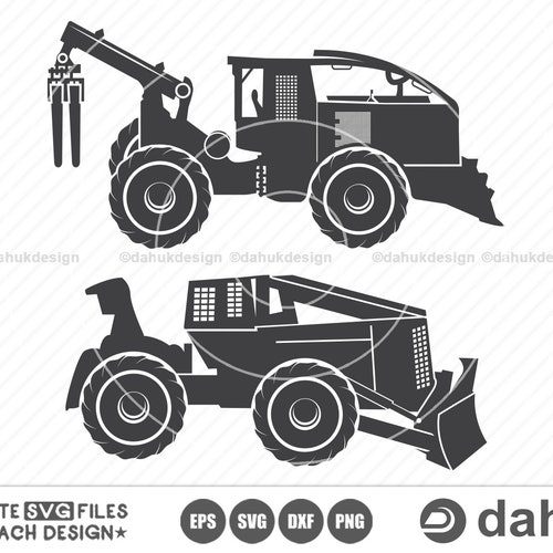 DXF File skidder - Etsy