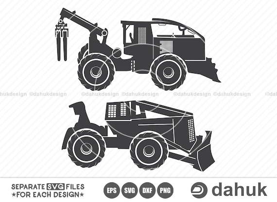 Log Skidder SVG Skidder SVG Logging Svg Construction | Etsy