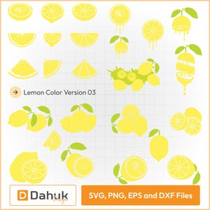 Lemon SVG Bundle Cut File, Lime Svg, Lemonade Svg, Summer Svg - Etsy