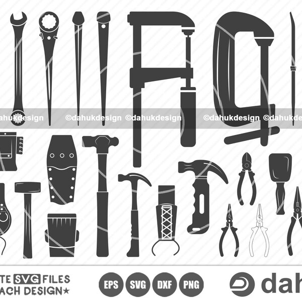 Tools iron on svg - Etsy Nederland