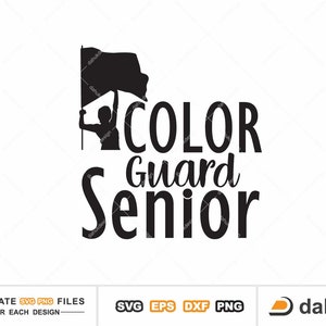 Color Guard SVG, Color Guard Typography Bundle - Etsy