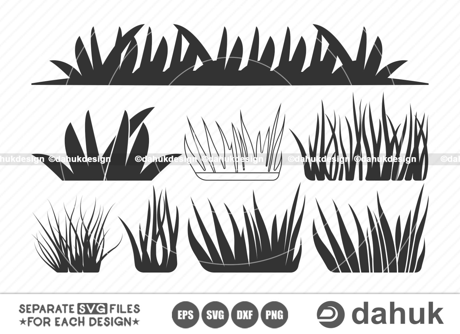 Grass SVG Grass Clipart Grass Vector Grass SVG Cut Files - Etsy