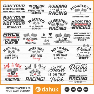 Racing SVG Tshirt Design Cricut Digital Download - Etsy