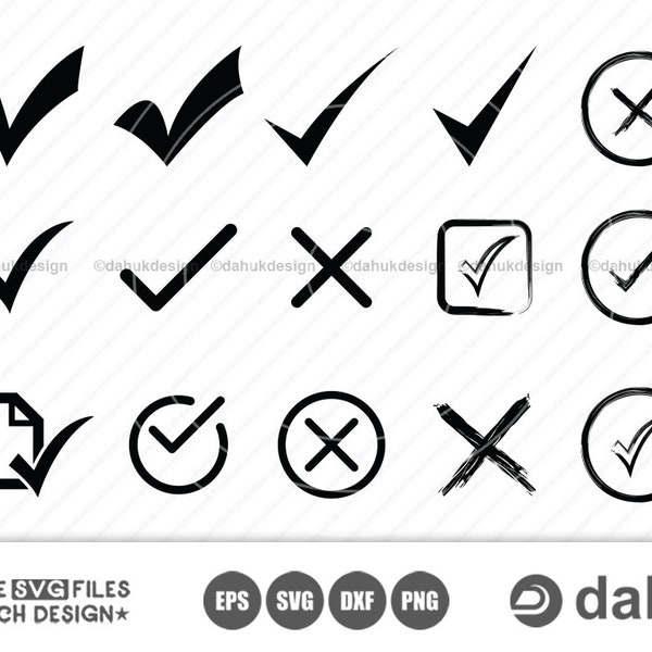 Check Mark Svg - Etsy