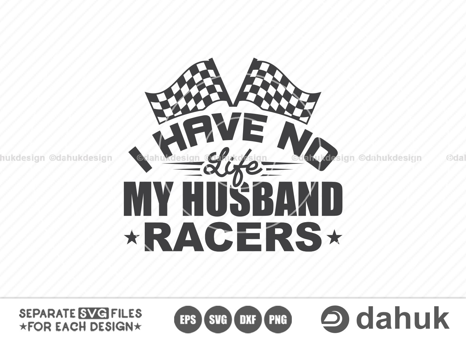 I Have No Life... My Husband Racers Car Racing SVG Racing - Etsy