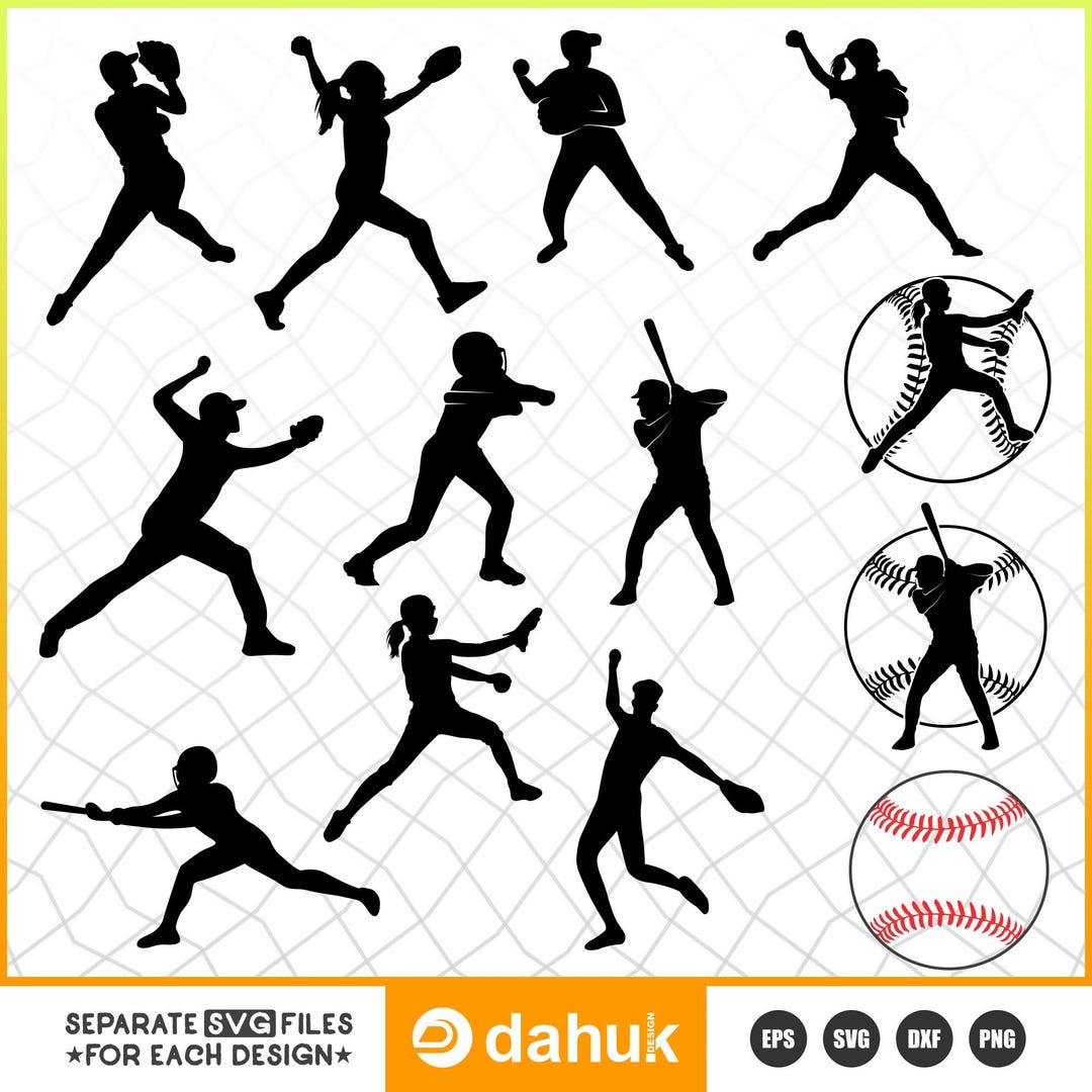 Softball Player SVG, Slugger Softball Svg, Faded Softball Svg, Gators ...