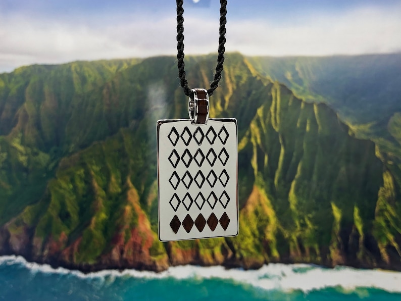 Haahaa Colección Aloha Humildad Colgante Plata de ley Joyería hawaiana ...