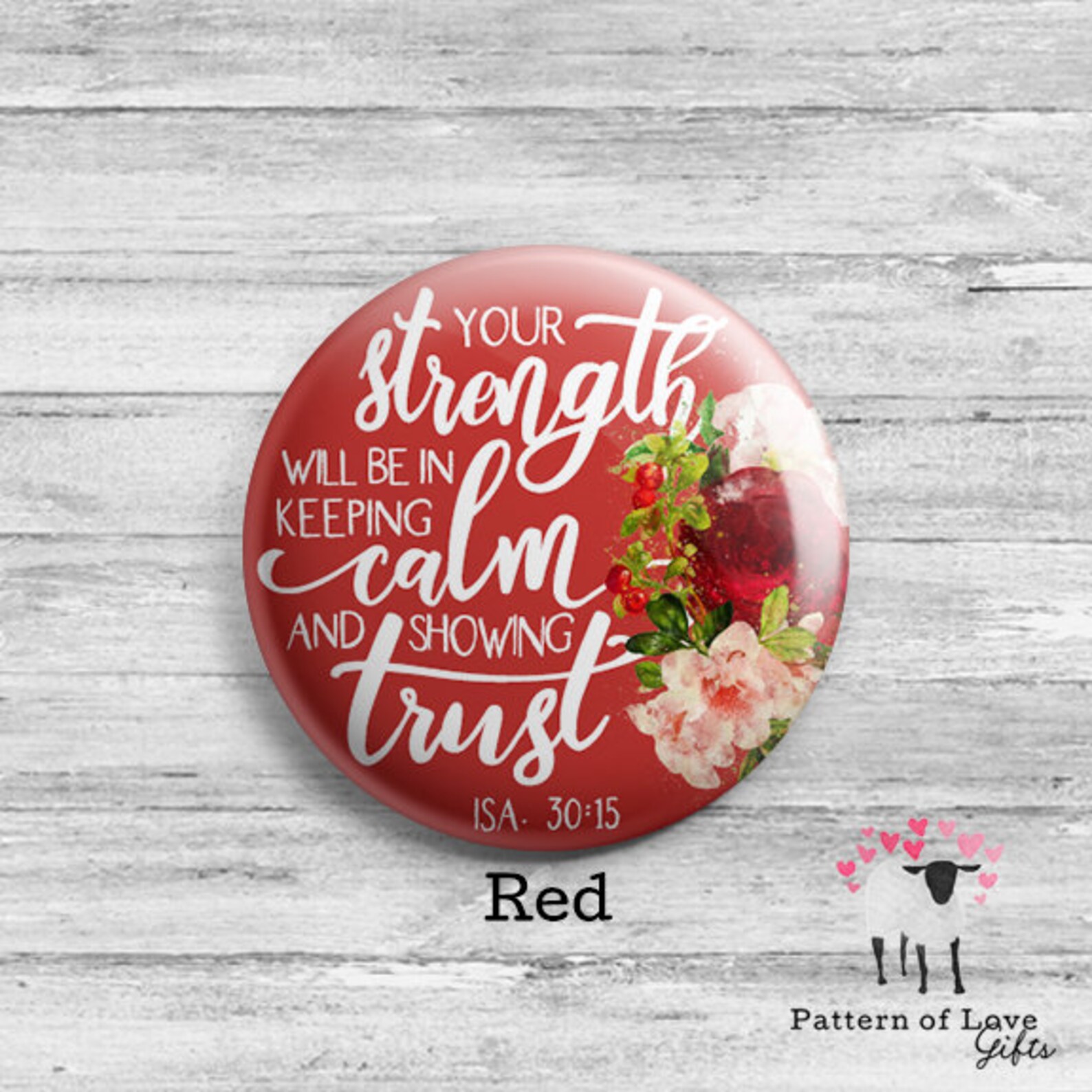 Your Strength Will Be in Keeping Calm and Showing Trust. - Etsy