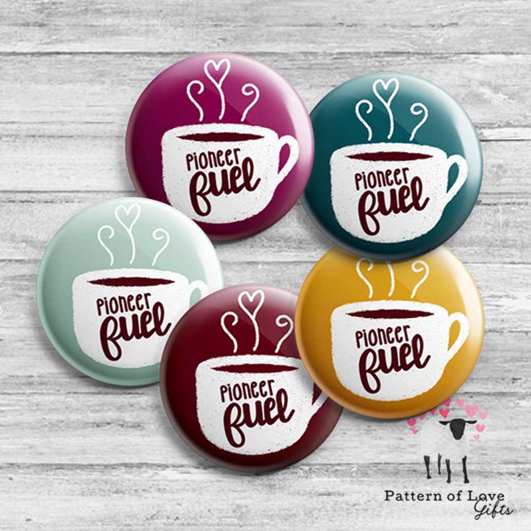 Pioneer Fuel - JW Ministry - Gifts - Buttons - Etsy