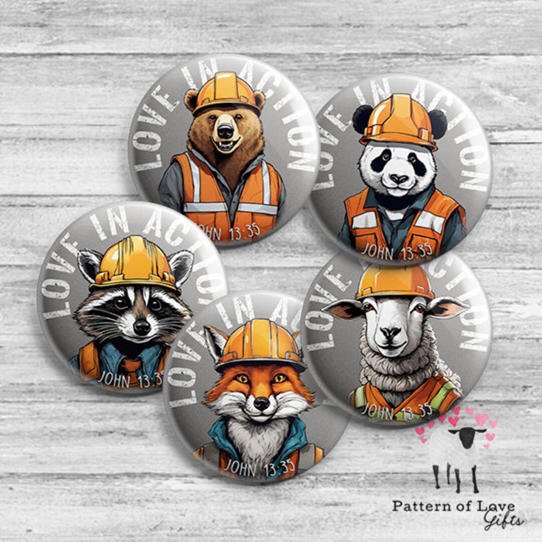 LDC Buttons - JW Local Design Construction - Volunteer - Love in Action ...