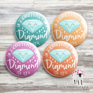 In Jehovah's Eyes, I Am a Diamond- JW Kids Ministry Gifts - Etsy