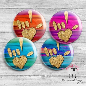 ASL i Love You Sign Language Buttons - Etsy