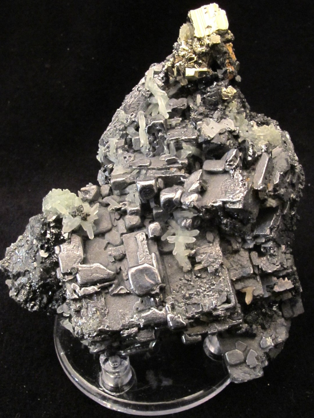 A Rare Specimen of Skeletal Galena, Sphalerite-marmatite, Chalcopyrite ...