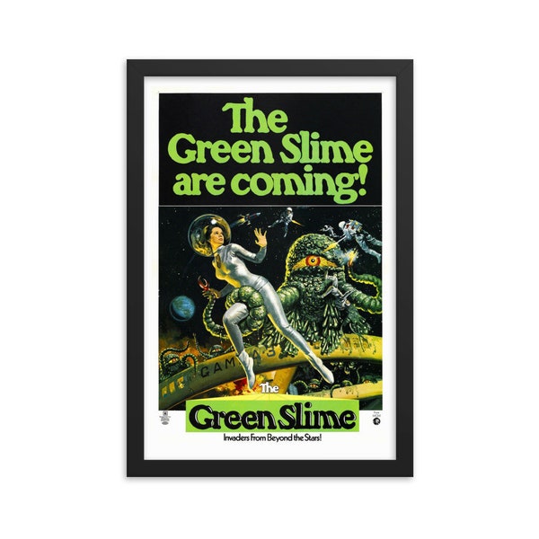 The Green Slime Poster - Etsy
