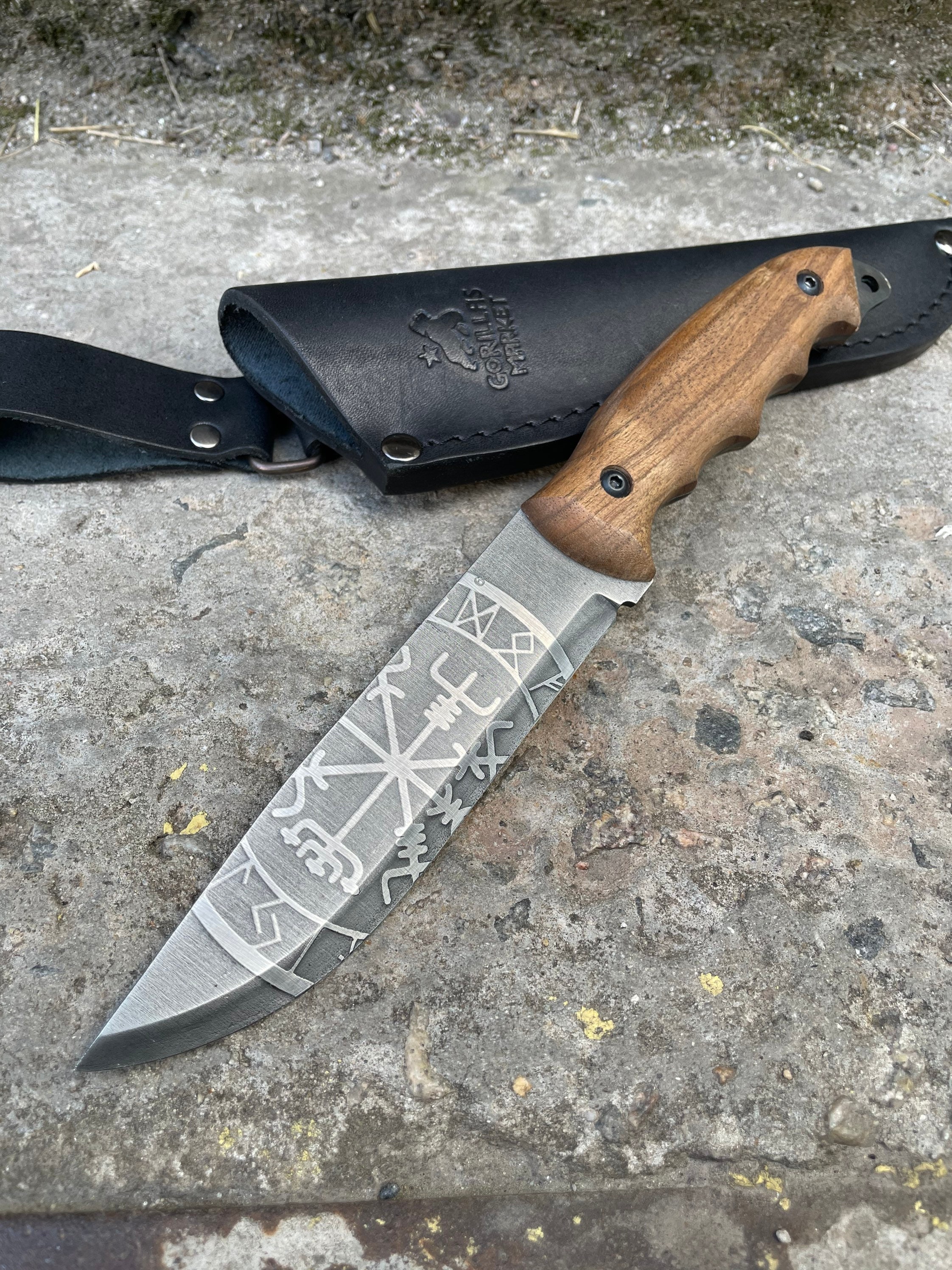 Viking Knife Bushcraft Knife Handmade Camping Knife Full - Etsy
