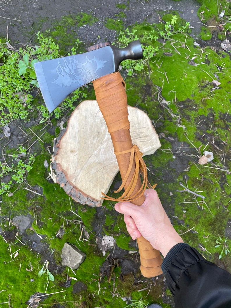 Tomahawk Custom Axe Bushcraft Hatchet Camping Hatchet - Etsy