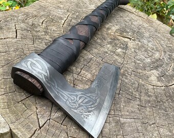 Bushcraft Hatchet Camping Hatchet Custom Bearded Axe | Etsy