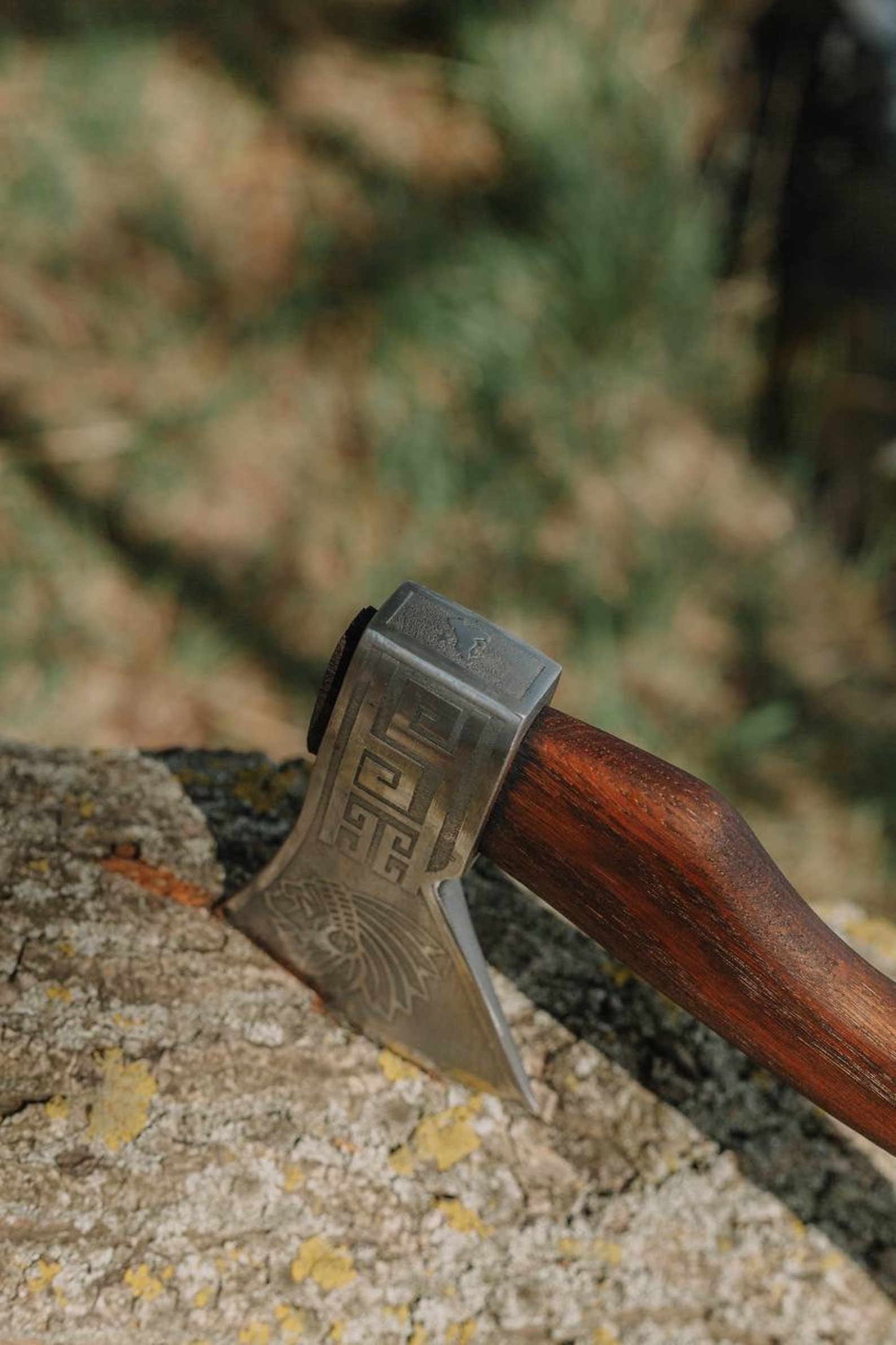 Custom Camping Axe Steel Hiking Axe Bushkraft Hatchet - Etsy