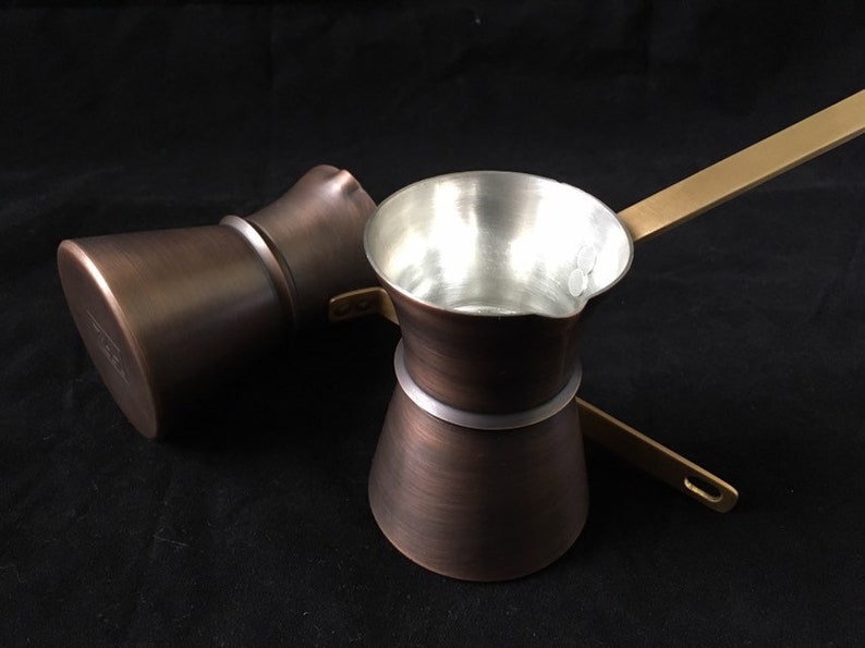 Turkish Copper Coffee Pot Handmade Copper Cezve Coffee Pot - Etsy