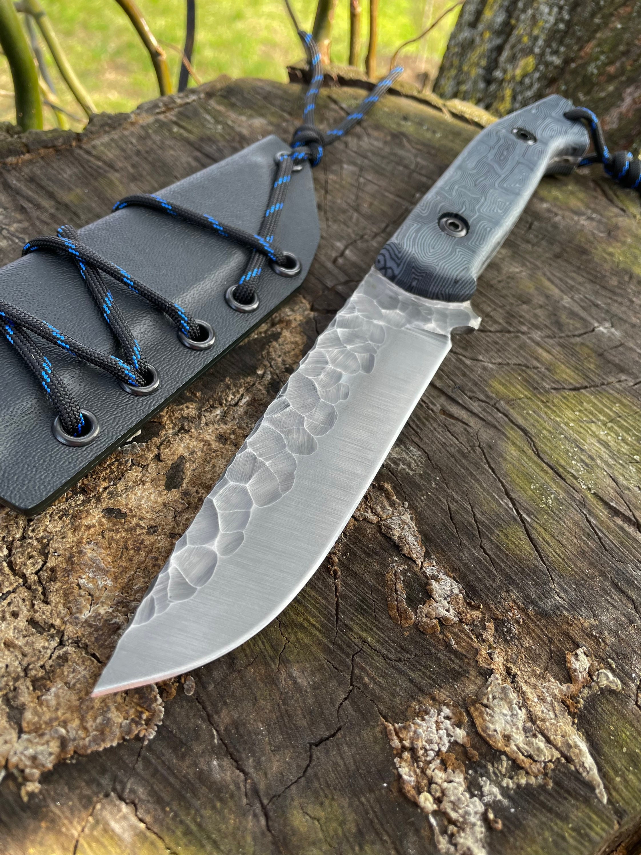 Bushcraft Knife Handmade Camping Knife Full Tang Custom - Etsy