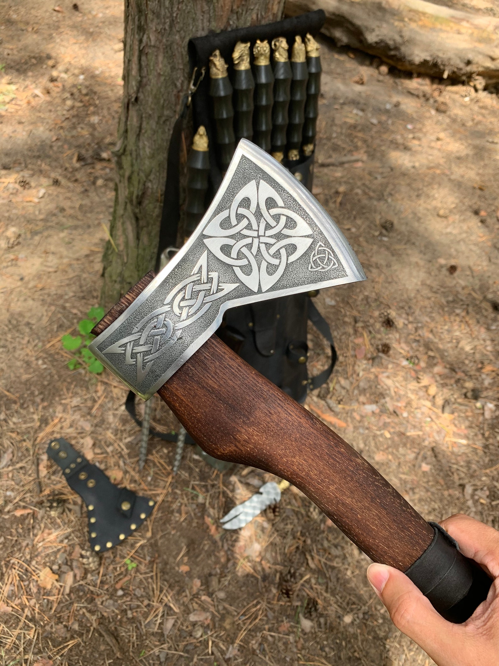 BBQ Skewers Set BBQ Tool Set BBQ Grill Accessories - Etsy