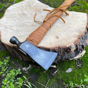Tomahawk Custom Axe, Bushcraft Hatchet, Camping Hatchet, Custom Bearded Axe - Etsy