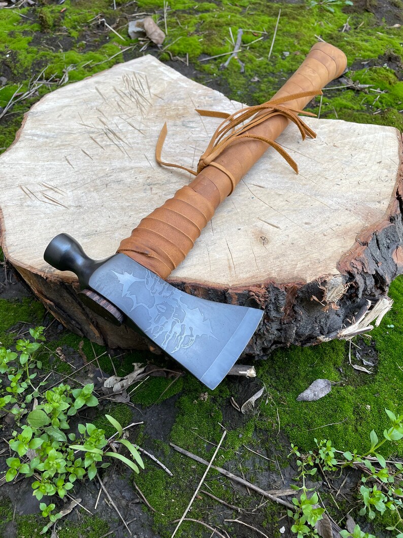 Tomahawk Custom Axe Bushcraft Hatchet Camping Hatchet - Etsy
