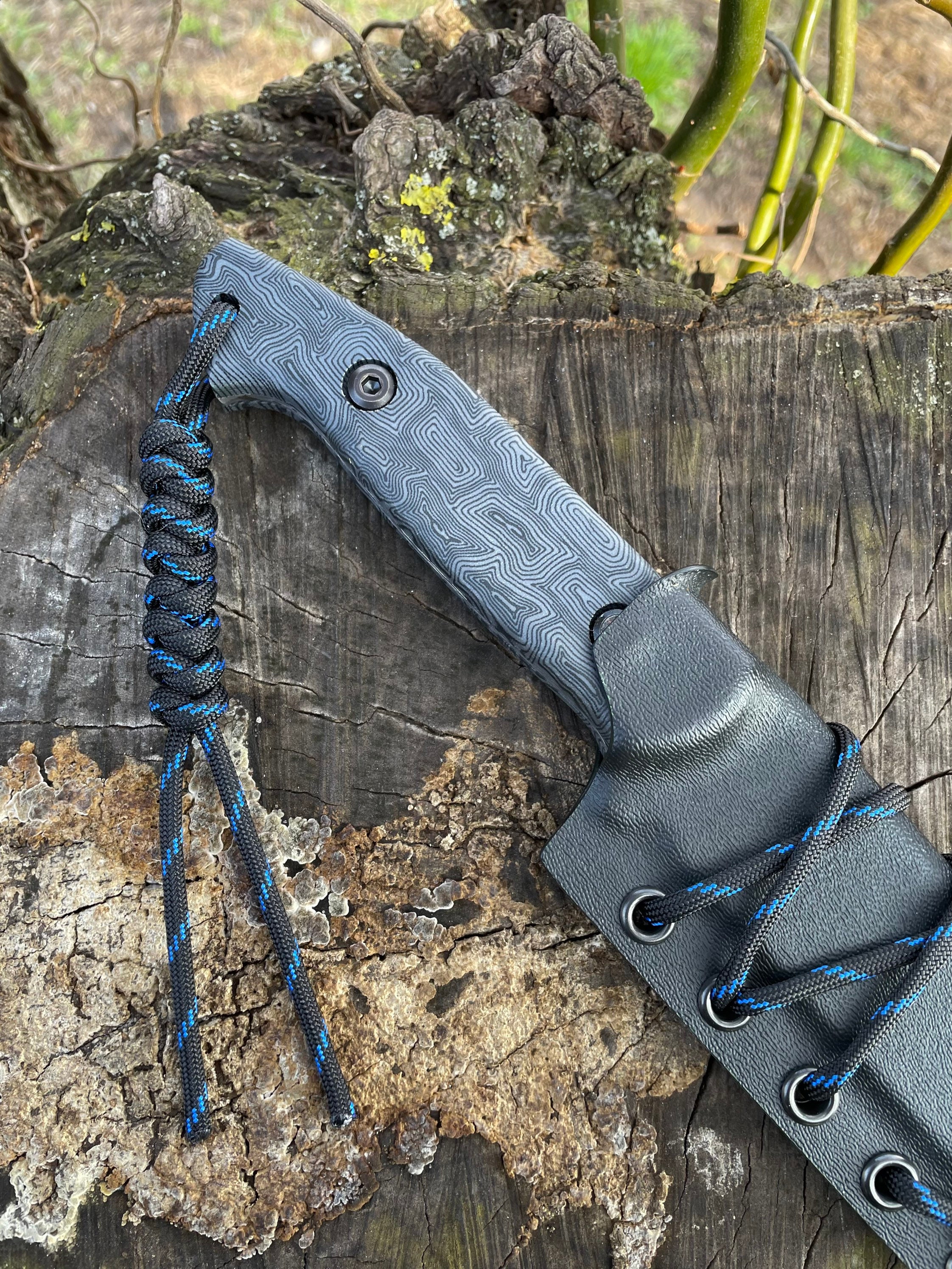 Bushcraft Knife Handmade Camping Knife Full Tang Custom - Etsy