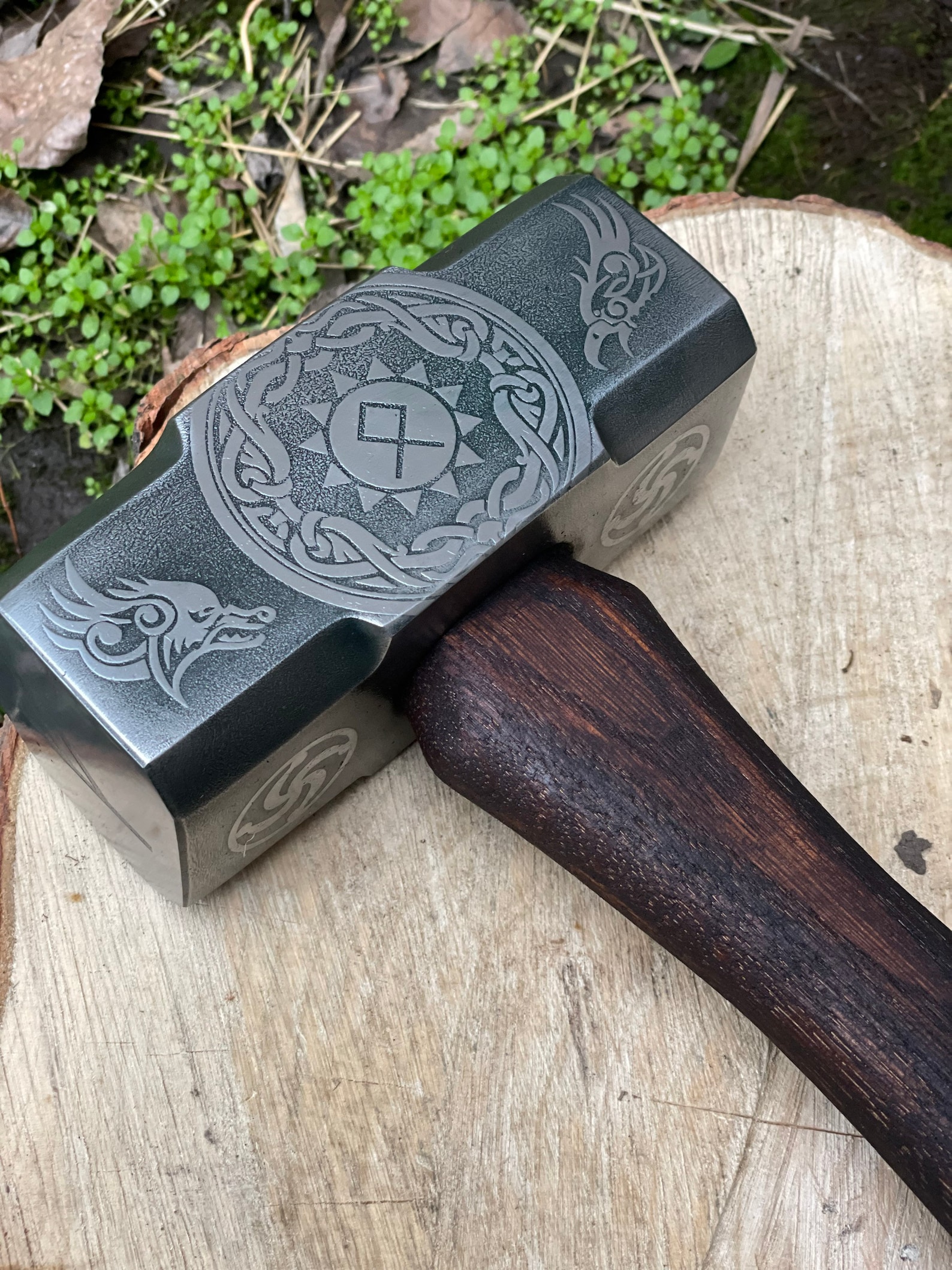 Viking Hammer Valknut Hammer Mjolnir Hammer | Etsy