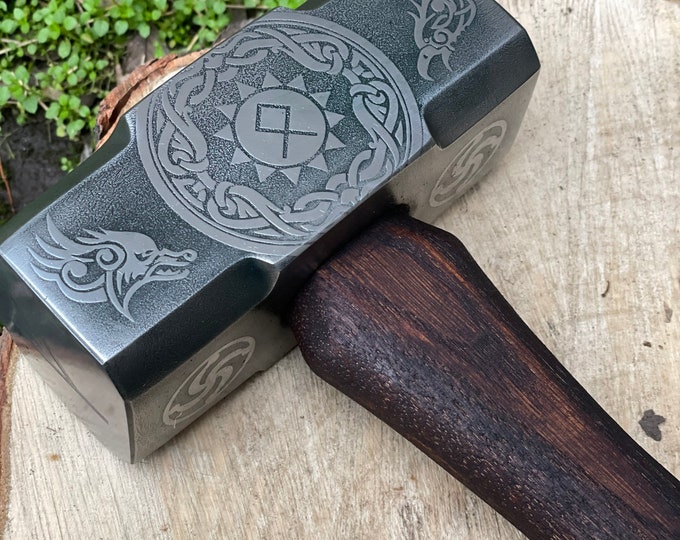 Viking Hammer, Valknut Hammer, Mjolnir Hammer - Etsy