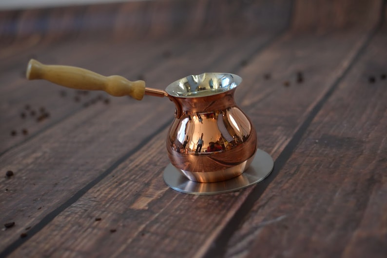 Copper Turkish Coffee Pot Handmade Copper Cezve Coffee Pot - Etsy