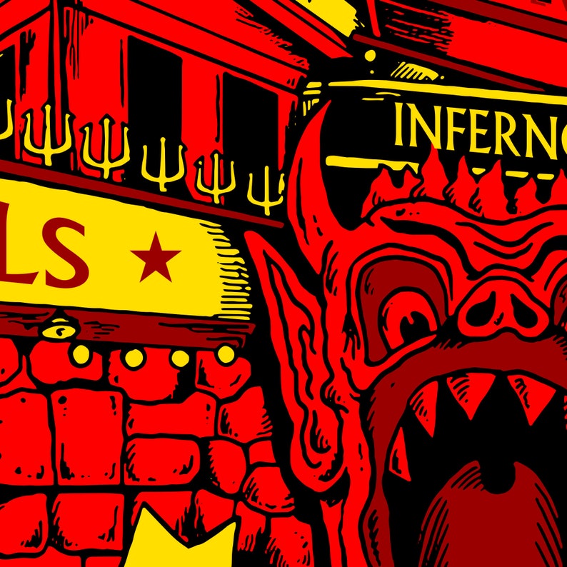 Dante's Inferno Room Wall Banner - Etsy