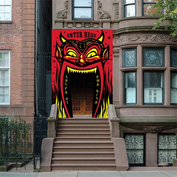 Devil Head Doorway Entrance - Etsy