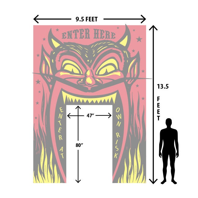 Devil Head Doorway Entrance - Etsy