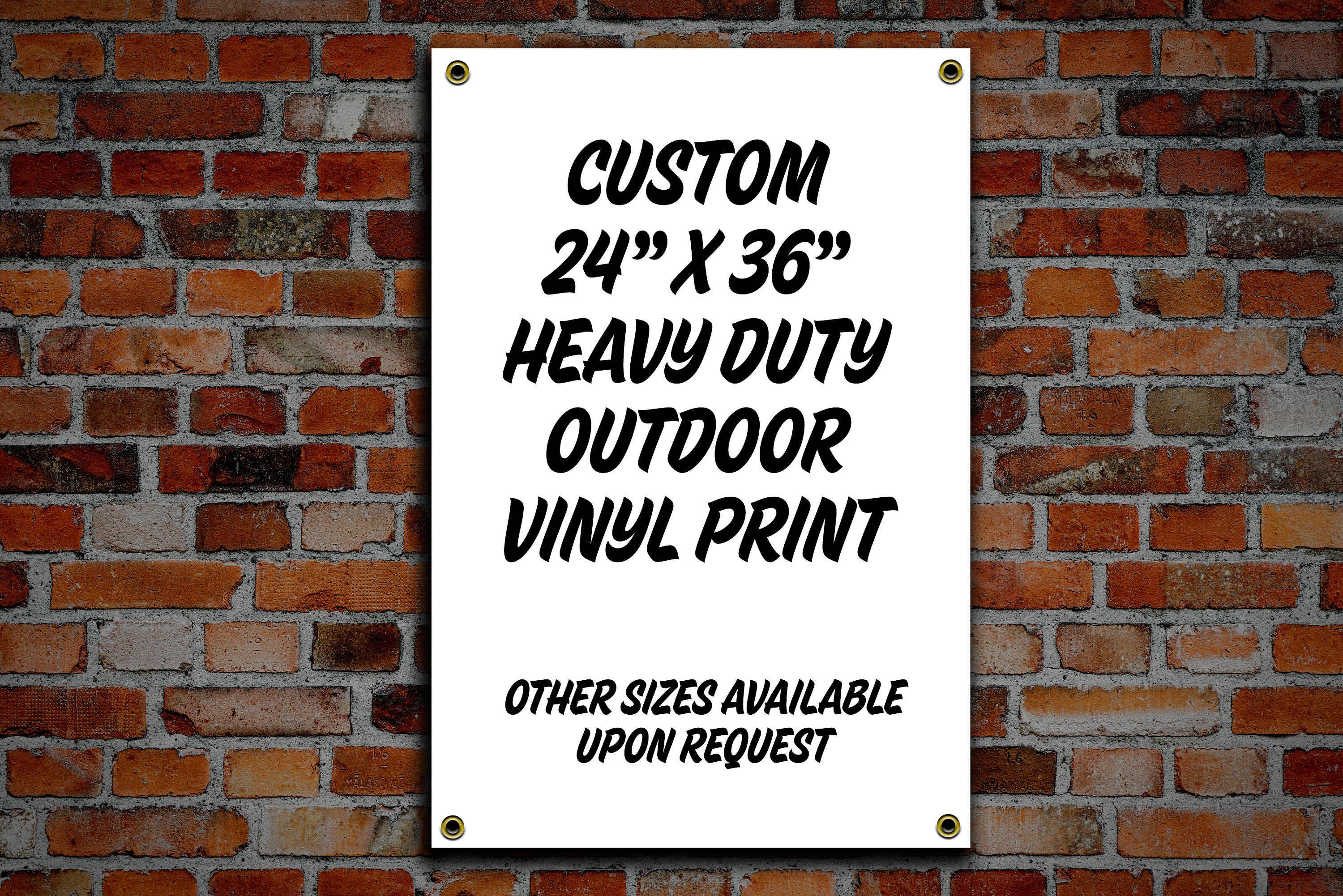 Custom Printed 24"x36" Vinyl Banner - Etsy