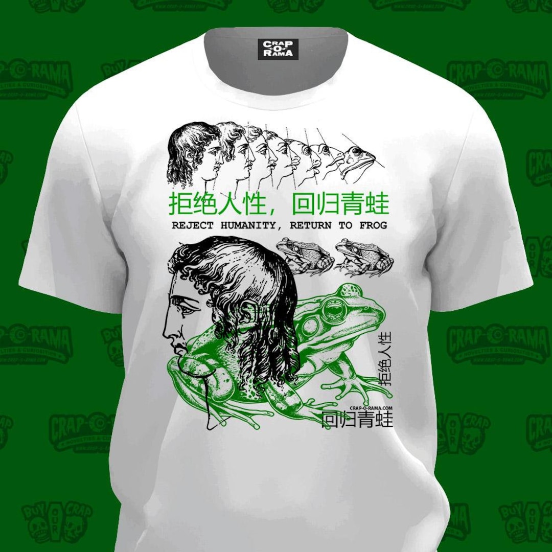 Reject Humanity, Return to Frog T-shirt - Etsy