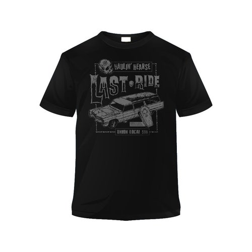 Last Ride Hearse T-shirt - Etsy