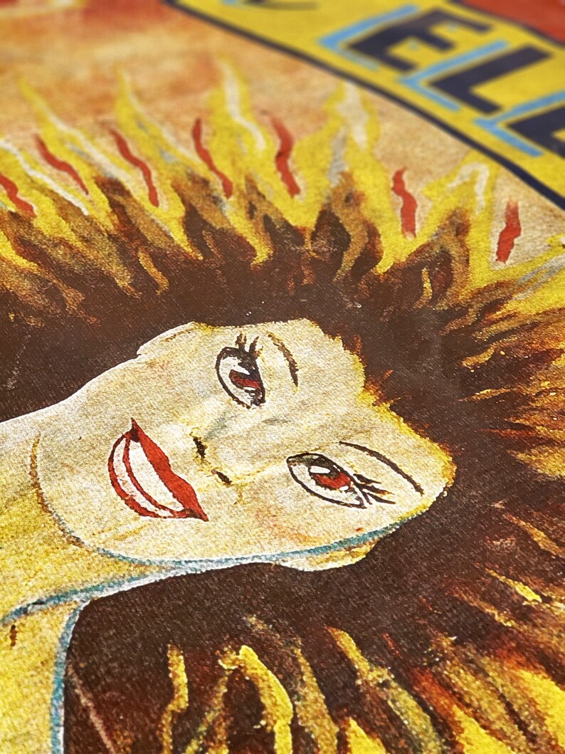 Sideshow Banner the Electric Girl | Etsy