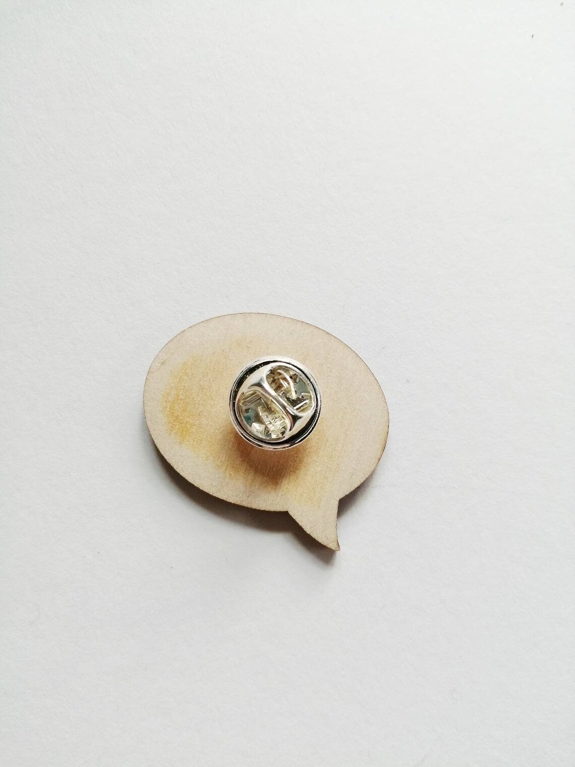 Wooden Wotcha Saying pin badge broach | Etsy