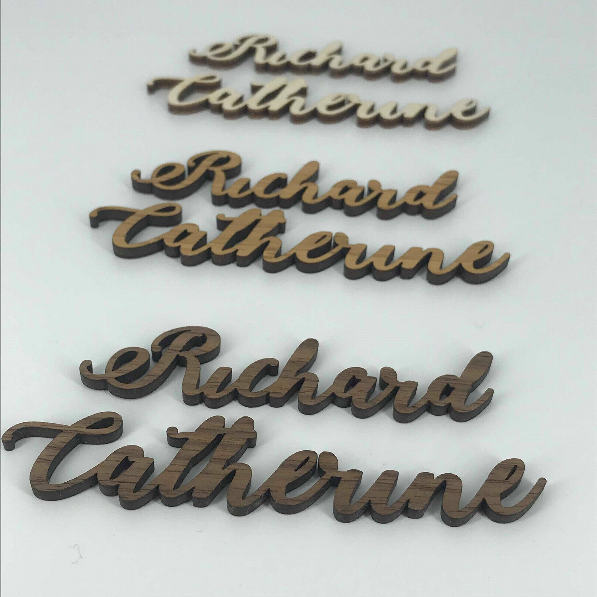 Wooden Place Names Laser Cut Wooden Wedding Place Name - Etsy UK