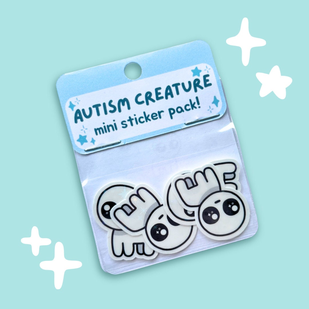 Autism/tbh Creature Mini Sticker Pack - Etsy