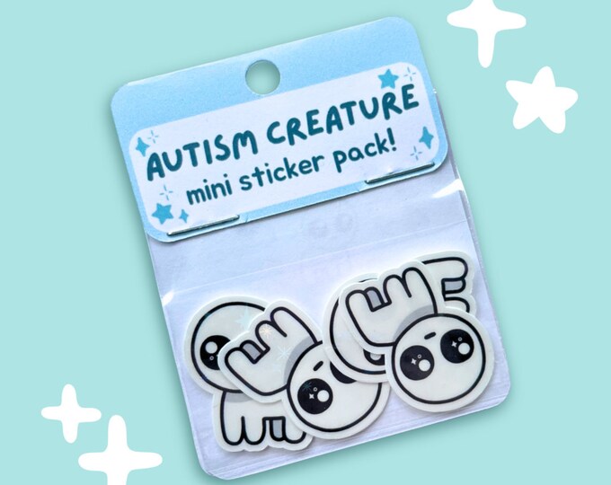 Autism/tbh Creature Mini Sticker Pack - Etsy
