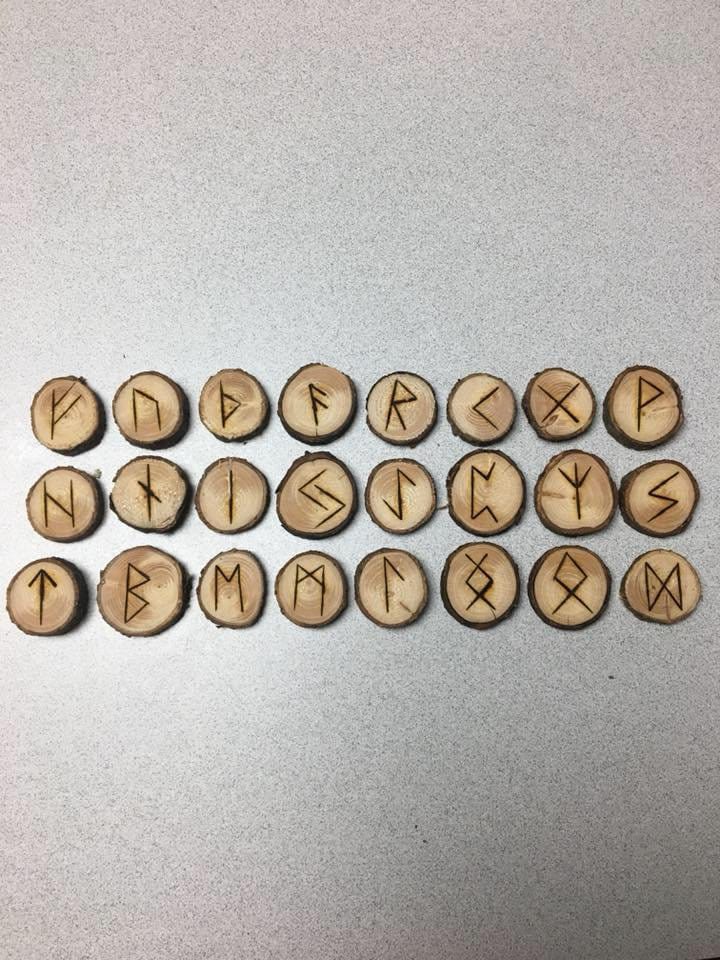 Elder Futhark Runic Alphabet Wooden Rune Set - Etsy