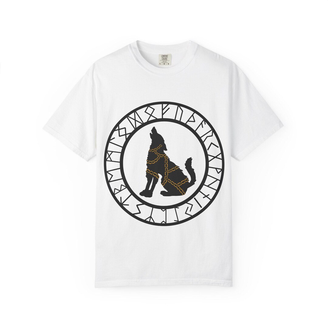 Viking Style Binding of Fenrir T-shirt - Etsy